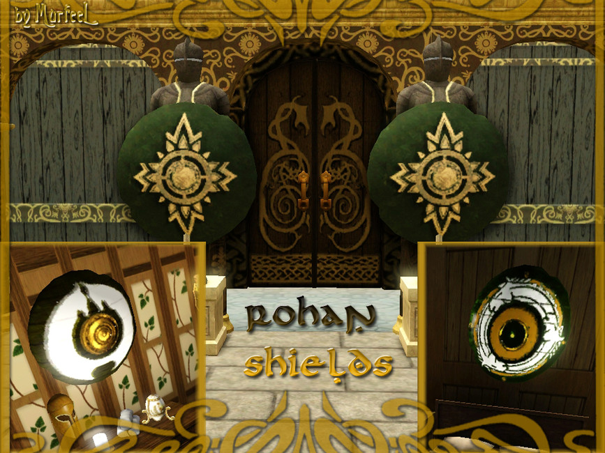 The Sims Resource - Rohan Wall Shields