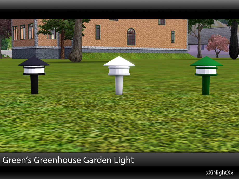 The Sims Resource | Green's Greenhouse Garden Light