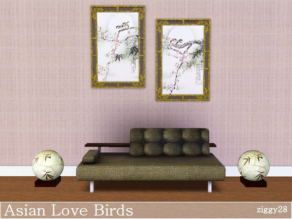 The Sims Resource - Asian Love Birds