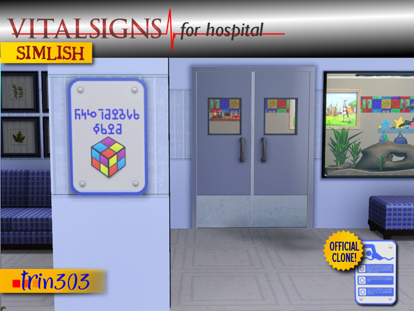 The Sims Resource | Vital Signs Simlish: Childrens Ward