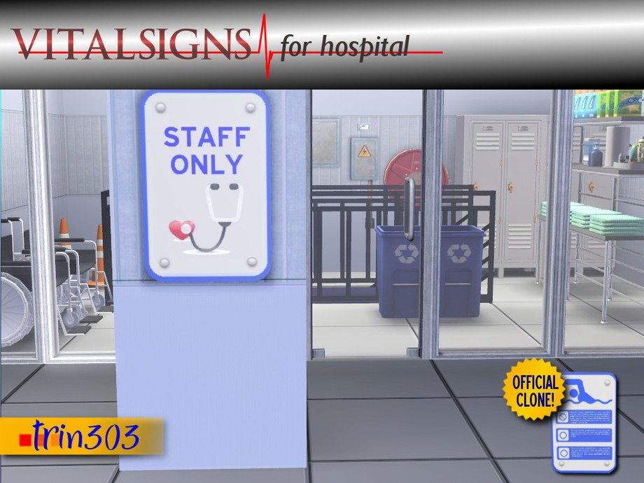 The Sims Resource | Vital Signs: Staff Only