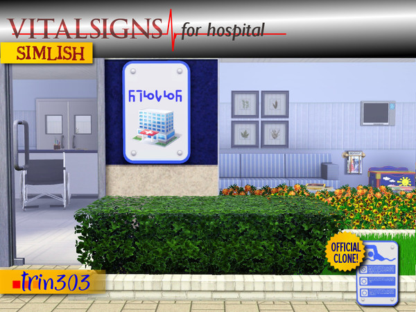 The Sims Resource - Vital Signs Simlish: Clinic