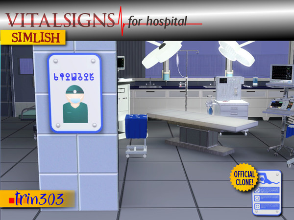 The Sims Resource - Vital Signs Simlish: Surgery