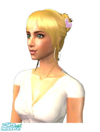 The Sims Resource - Breana Hair Set - Blonde