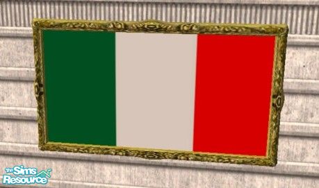 The Sims Resource | Flag Set Part 4 - Italy