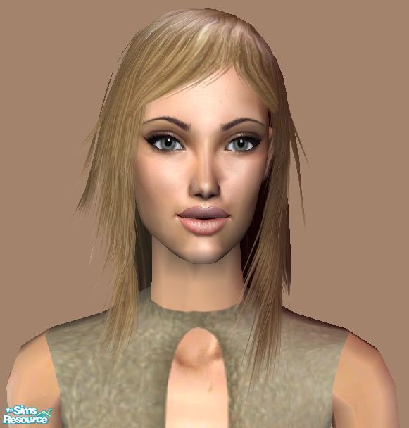 The Sims Resource | Jessie Hair Set - 521396cf Hair3