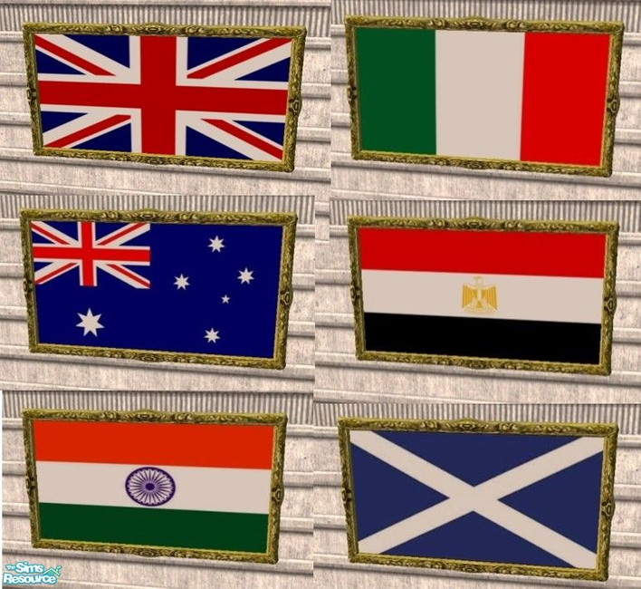 The Sims Resource - Flag Set Part 4