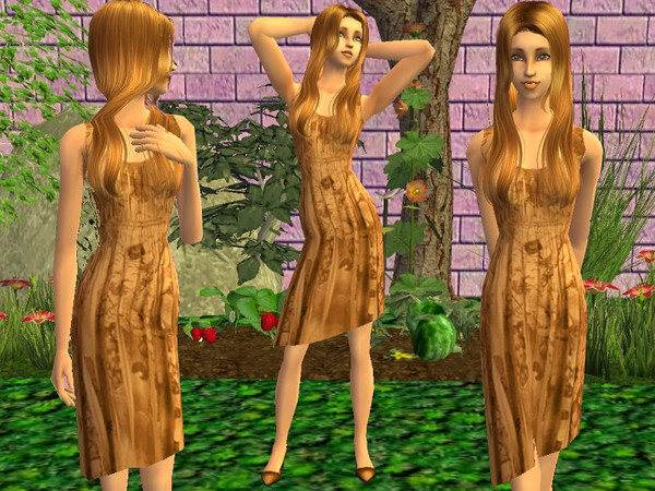 The Sims Resource | Spring Dress Set for AF - Antique