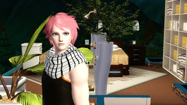 The Sims Resource | Screenshot - Natsu Dragneel from Fairy Tail