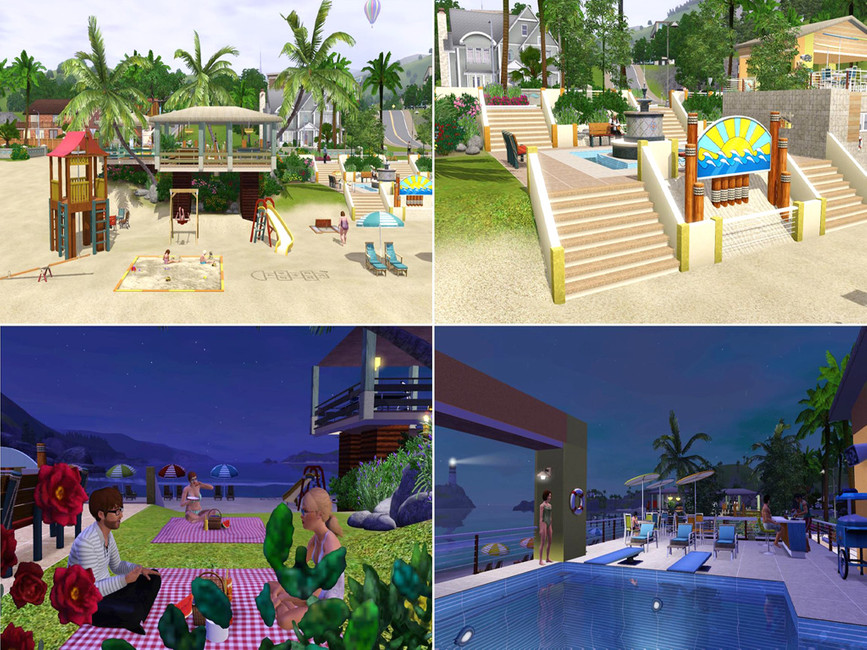 The Sims Resource - Old Pier Beach