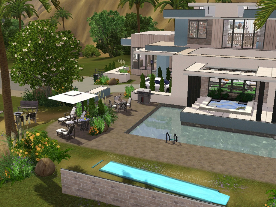The Sims Resource | Small modern familyhouse