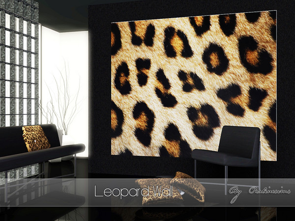 The Sims Resource | Leopard Wall
