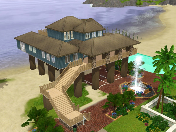 The Sims Resource | Old Pier Beach House