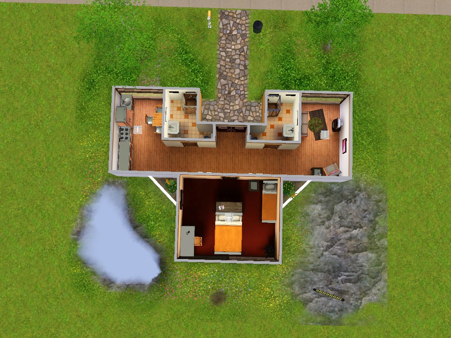The Sims Resource | - Twin Walls - [Starter Home]