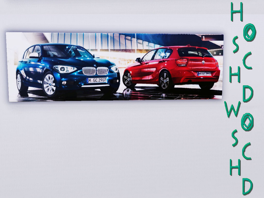The Sims Resource | car_paintings_BMW_1er