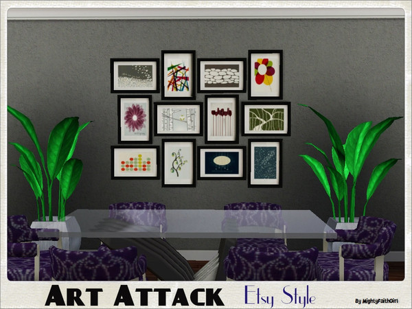 The Sims Resource | Art Attack - Etsy Style