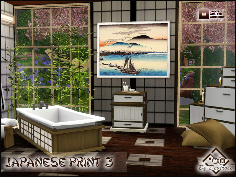 The Sims Resource | Japanese Print 3