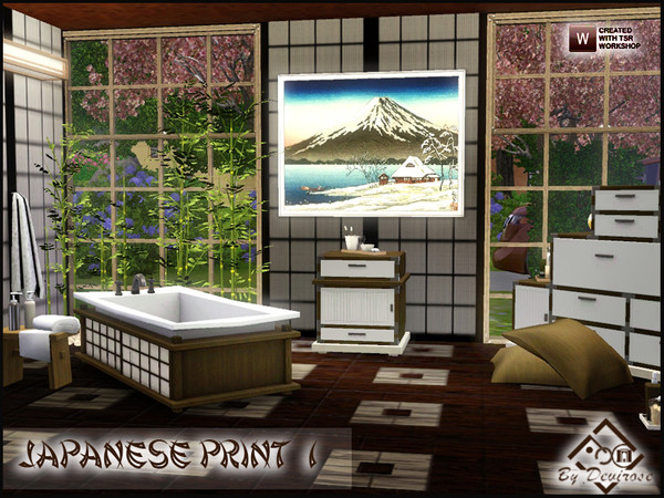 The Sims Resource | Japanese Print 1