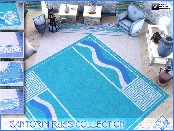 The Sims Resource | Santorini Rugs Collection