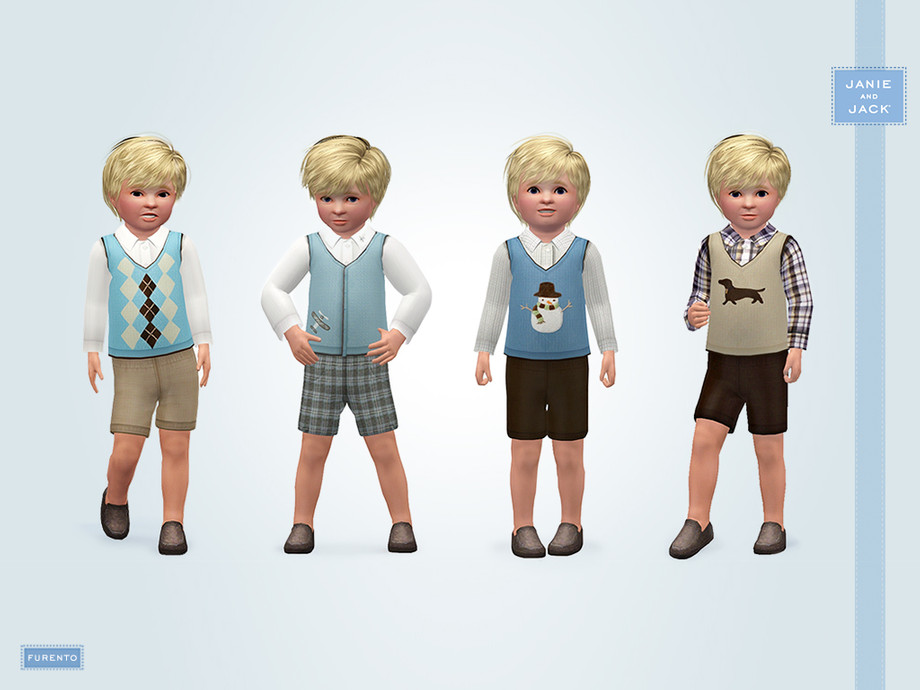 The Sims Resource | Janie&Jack Boy Preppy Collection v1