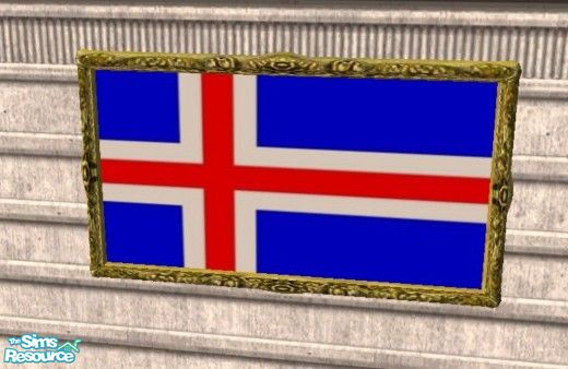 The Sims Resource - Flag Set Part 3 - Iceland