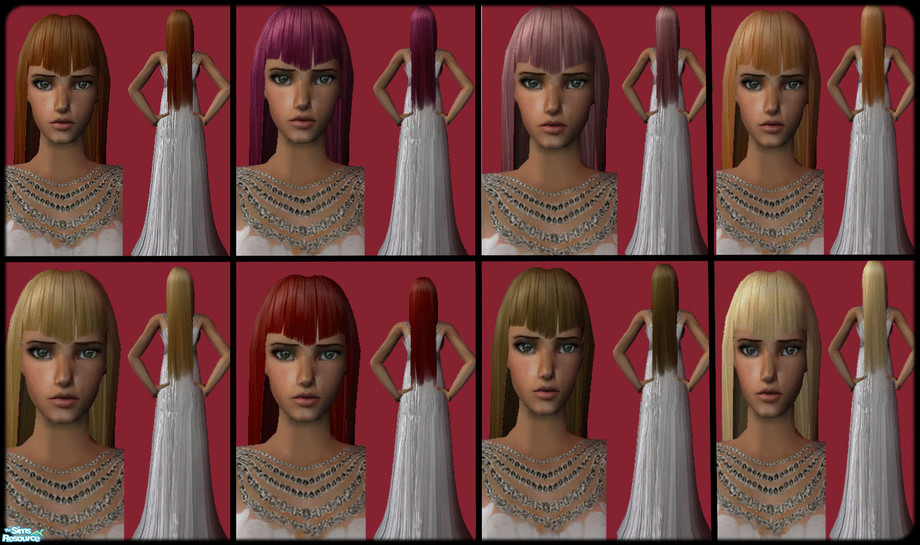 The Sims Resource - hair set 3