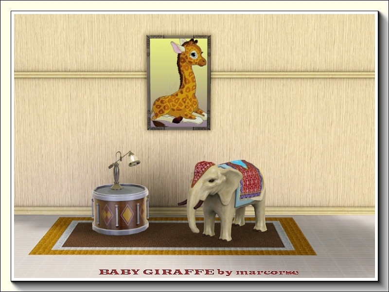 The Sims Resource | Baby Giraffe_marcorse
