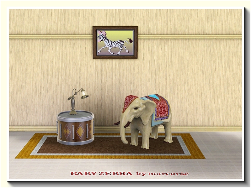 The Sims Resource | Baby Zebra_marcorse