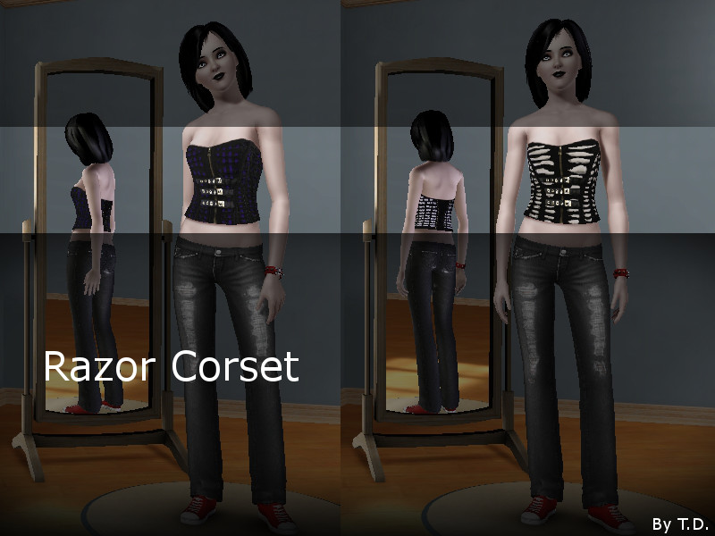 The Sims Resource | Razor Corset_T.D.