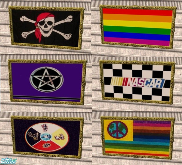 The Sims Resource - Flag Set Part 2