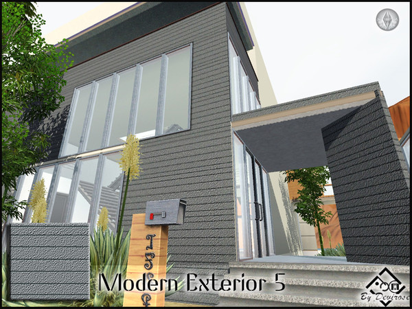 The Sims Resource | Modern Exterior 5