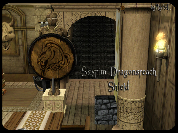 The Sims Resource - Skyrim Dragonsreach Shield