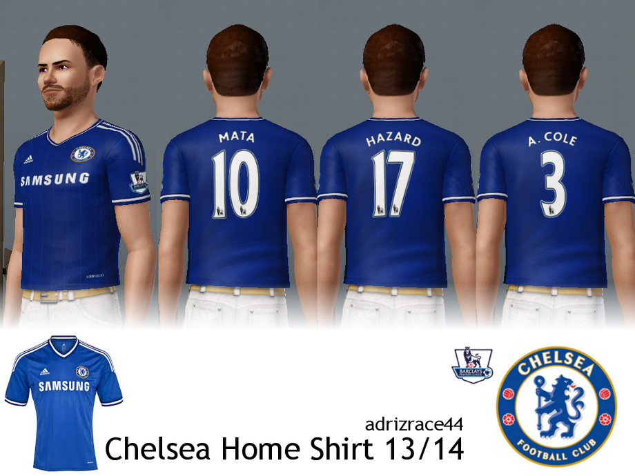 The Sims Resource | Chelsea Home Shirt 13/14