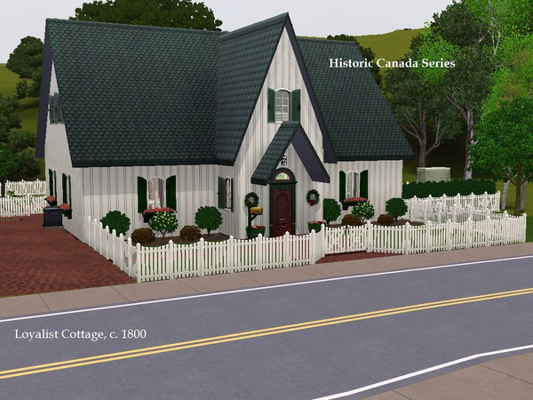 The Sims Resource | Loyalist Cottage, early 1800's