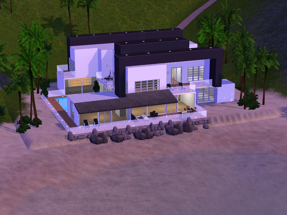 The Sims Resource | Modern Beach House