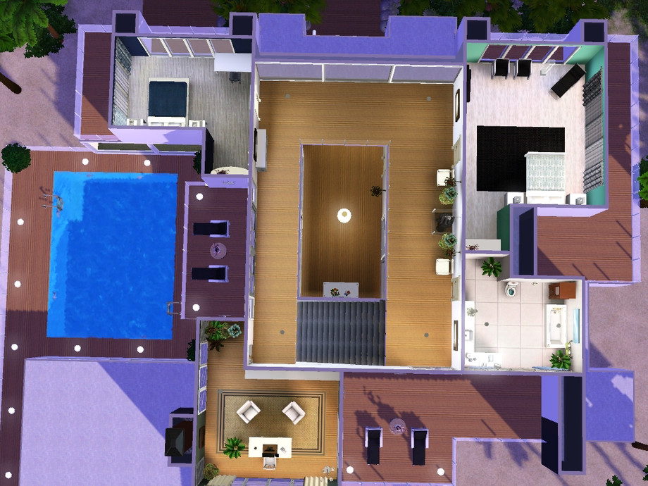 The Sims Resource | Modern Beach House