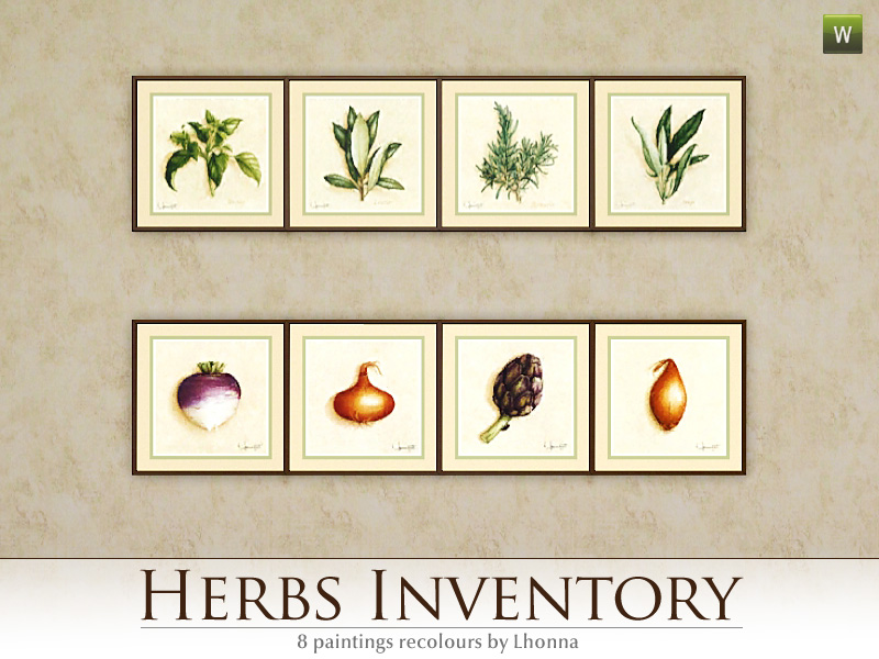 The Sims Resource | Herbs Inventory