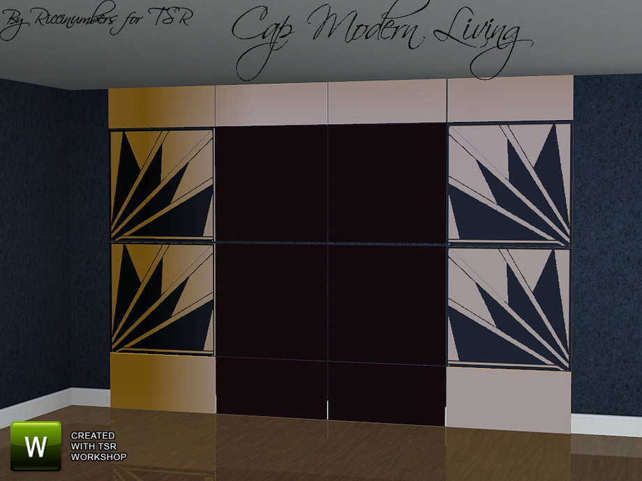 The Sims Resource | Cap Modern Living Backdrop