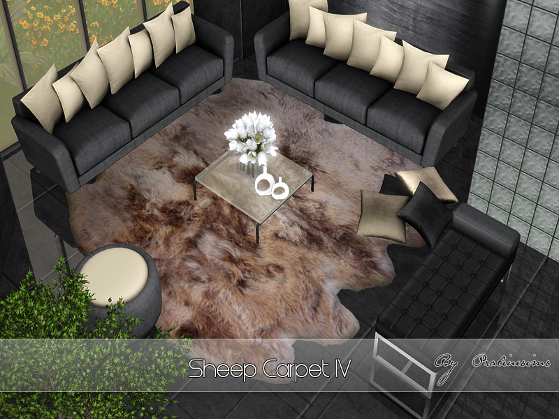 The Sims Resource | Sheep Carpet IV