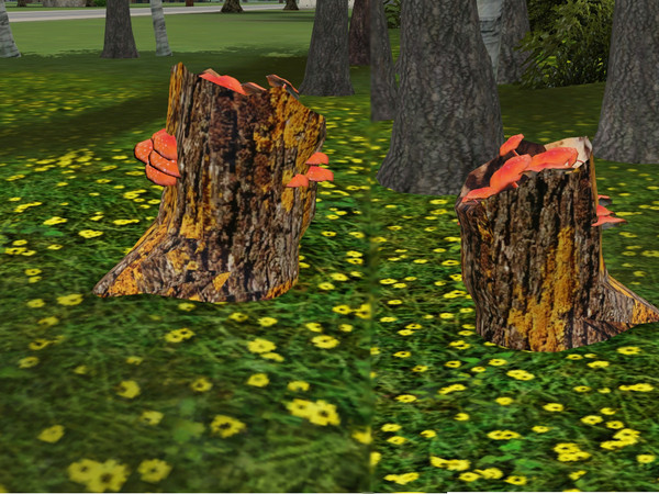 The Sims Resource | Fairie Fantasy Decor Tree Trunk