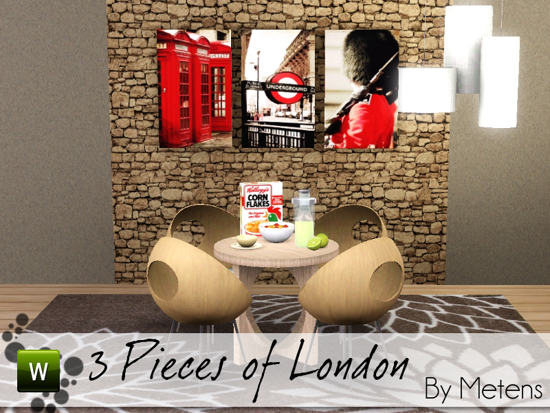 The Sims Resource | 3 Pieces of London