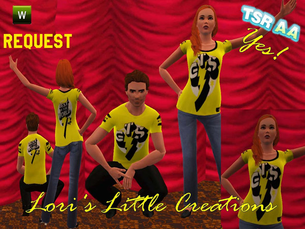 The Sims Resource - WWE_CM_PUNK_SHIRT_FEMALE