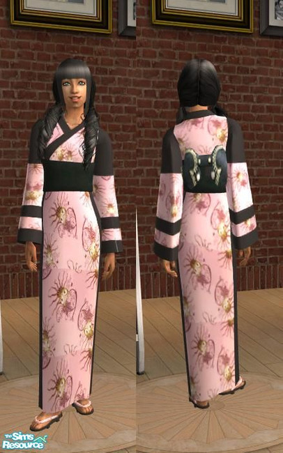 The Sims Resource - Kimono - aki pack 6 - akimono7