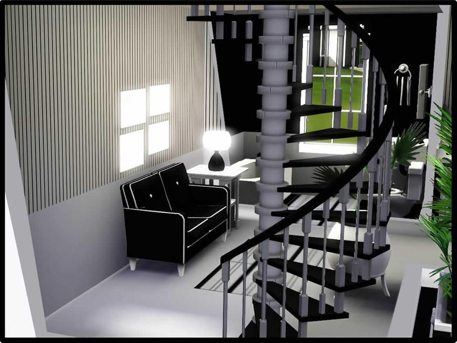 The Sims Resource | B&W Fresh Start - Starter Home