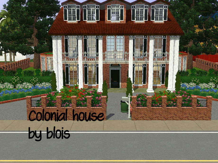 The Sims Resource | Colonial house