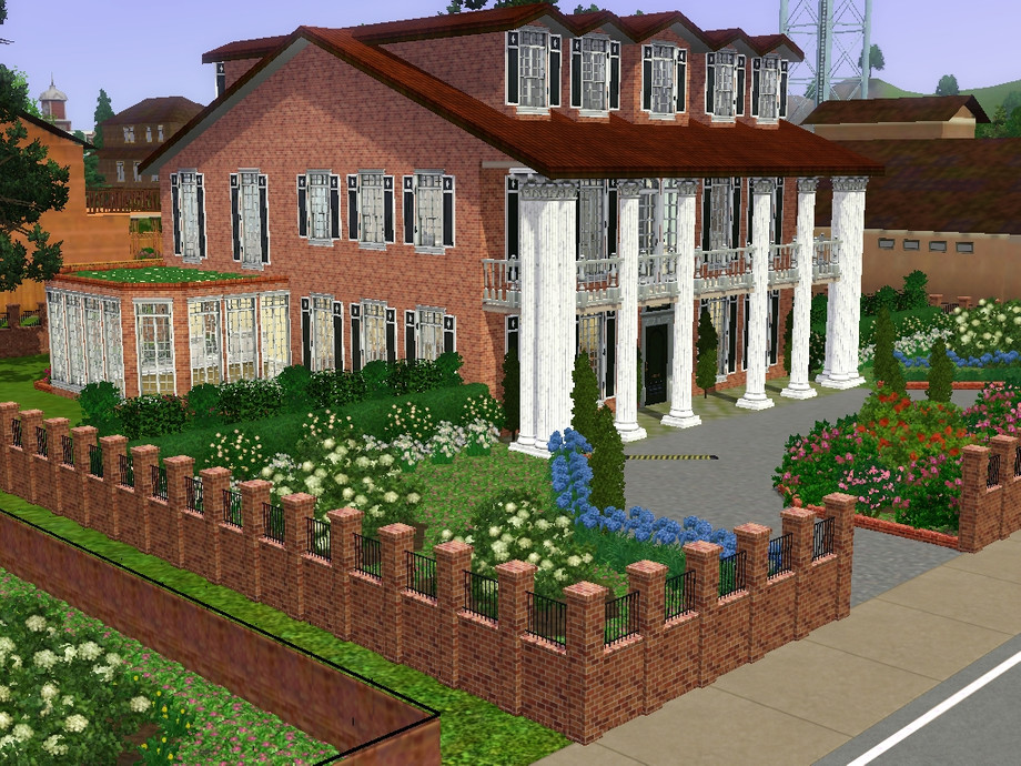The Sims Resource | Colonial house