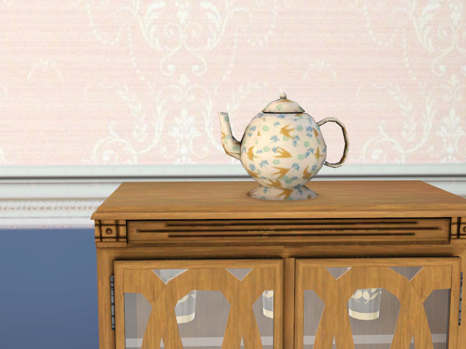 The Sims Resource | Seaside Dining Teapot
