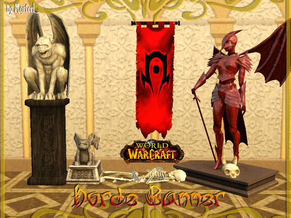 The Sims Resource | World of Warcraft Horde Banner