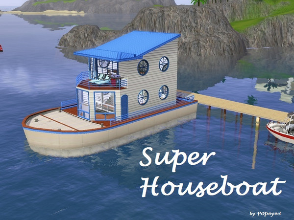 The Sims Resource | Super Houseboat