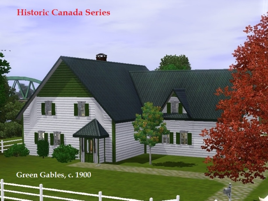 The Sims Resource | Green Gables House, c. 1900